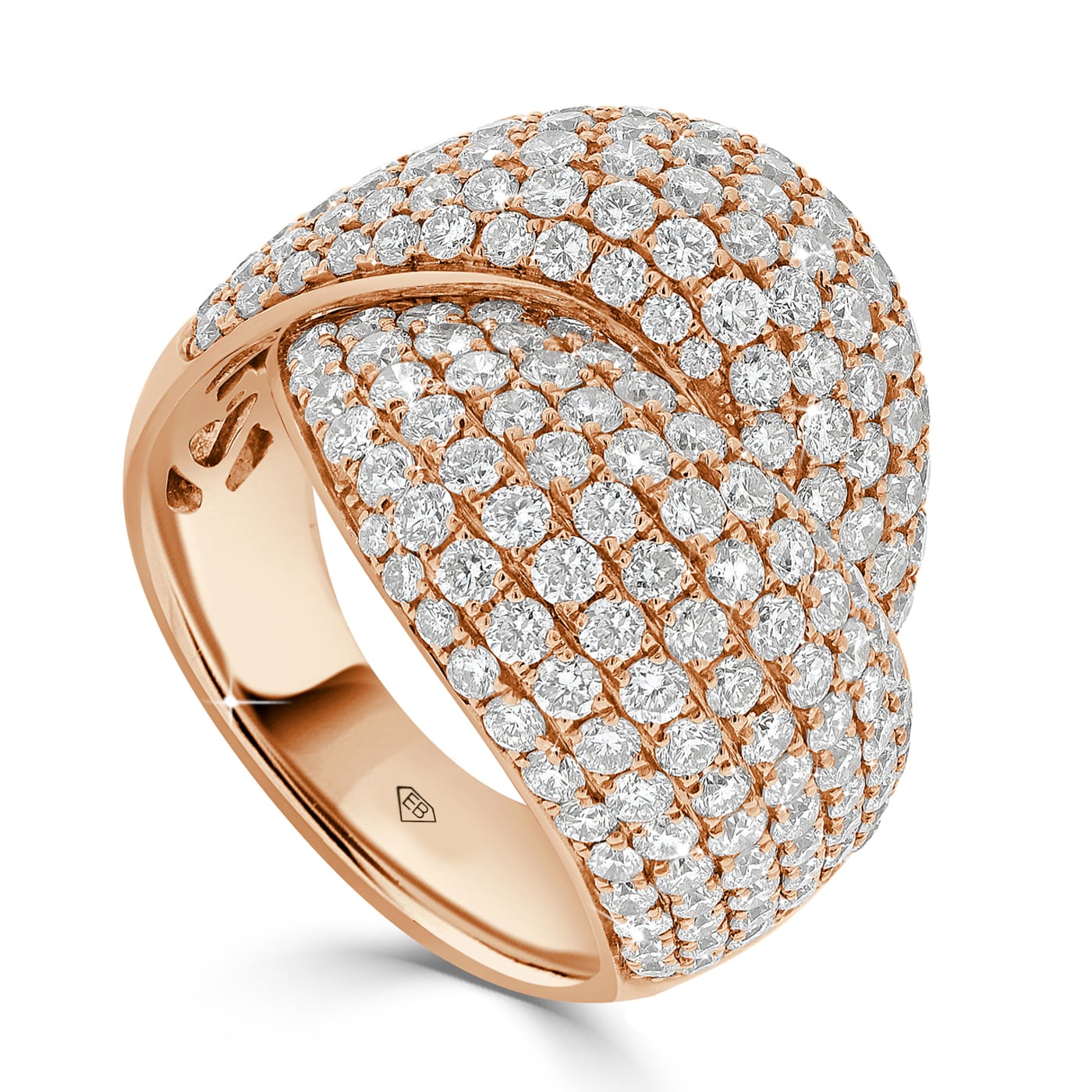 Diamond Dress Ring Custom & Handmade