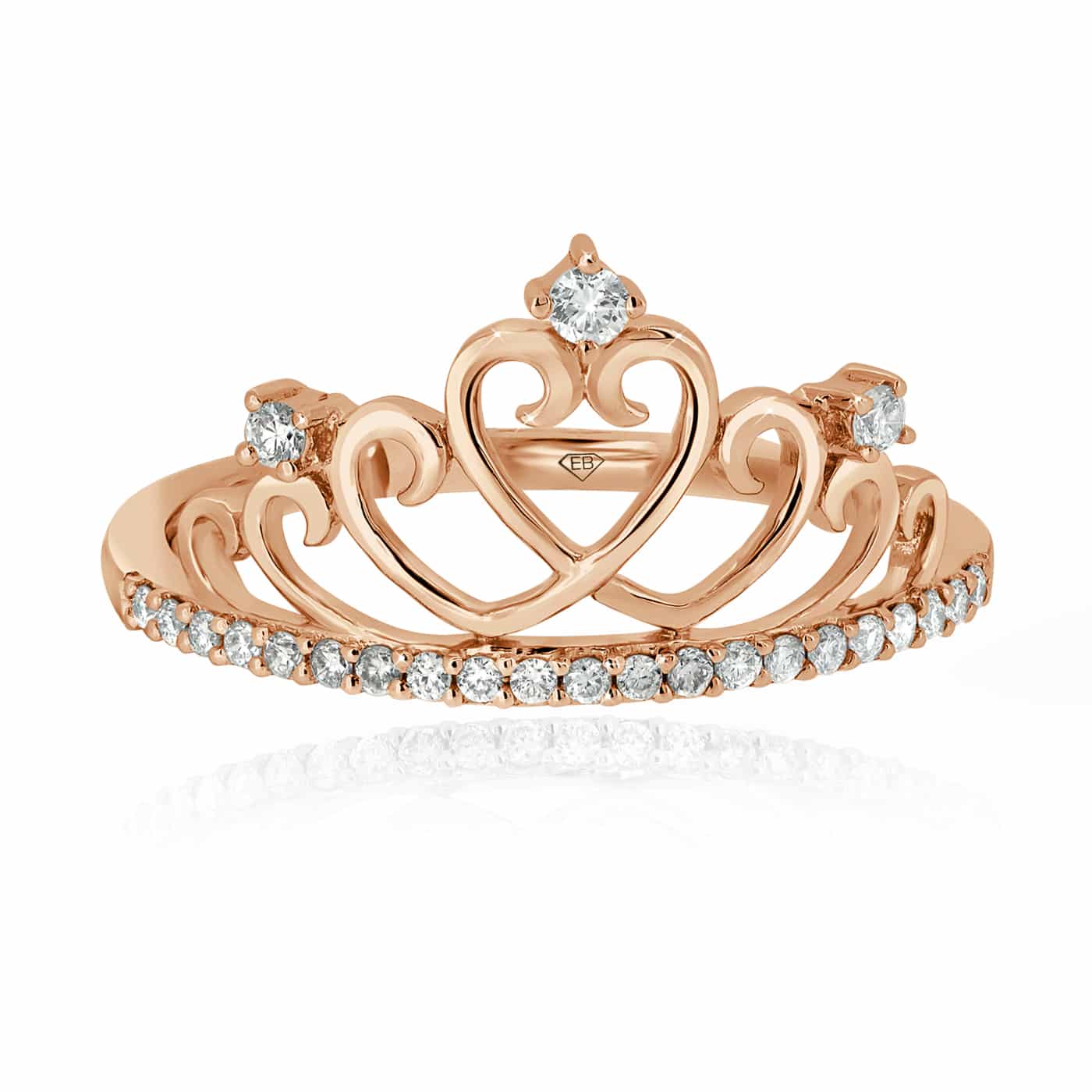 Princess Tiara Diamond Ring | Ernesto Buono Fine Jewellery