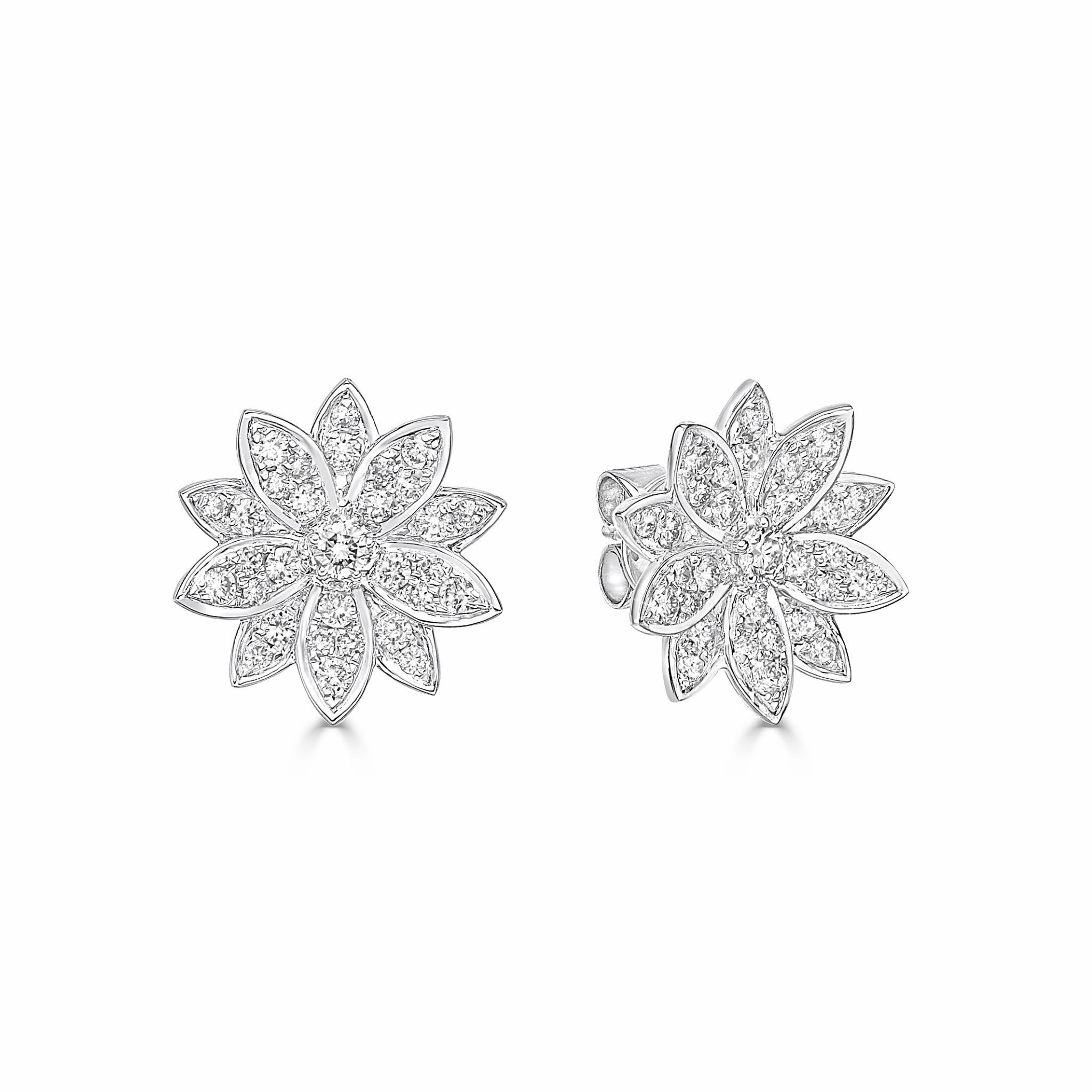 Flower Shaped Studs | Ernesto Buono Fine Jewellery