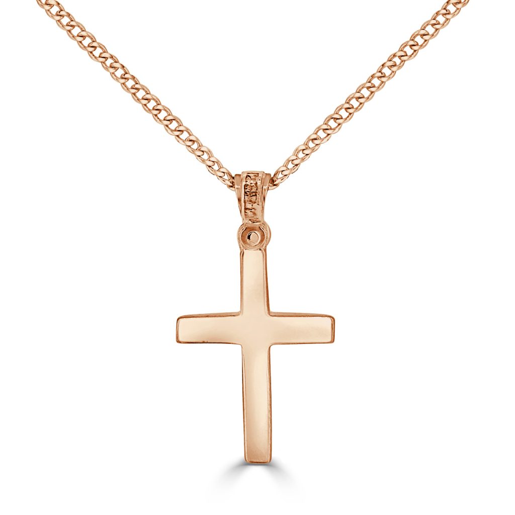 Polished 18kt Cross | Ernesto Buono Fine Jewellery